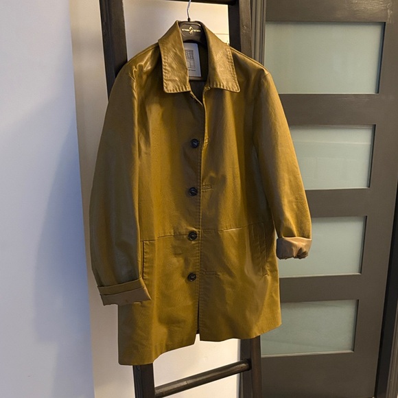 Jackets & Coats | Vintage Tan Buttonup Coat | Poshmark